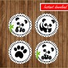 Panda Thank You Tags Instant Download , Panda Thank You Tags, Printable ...