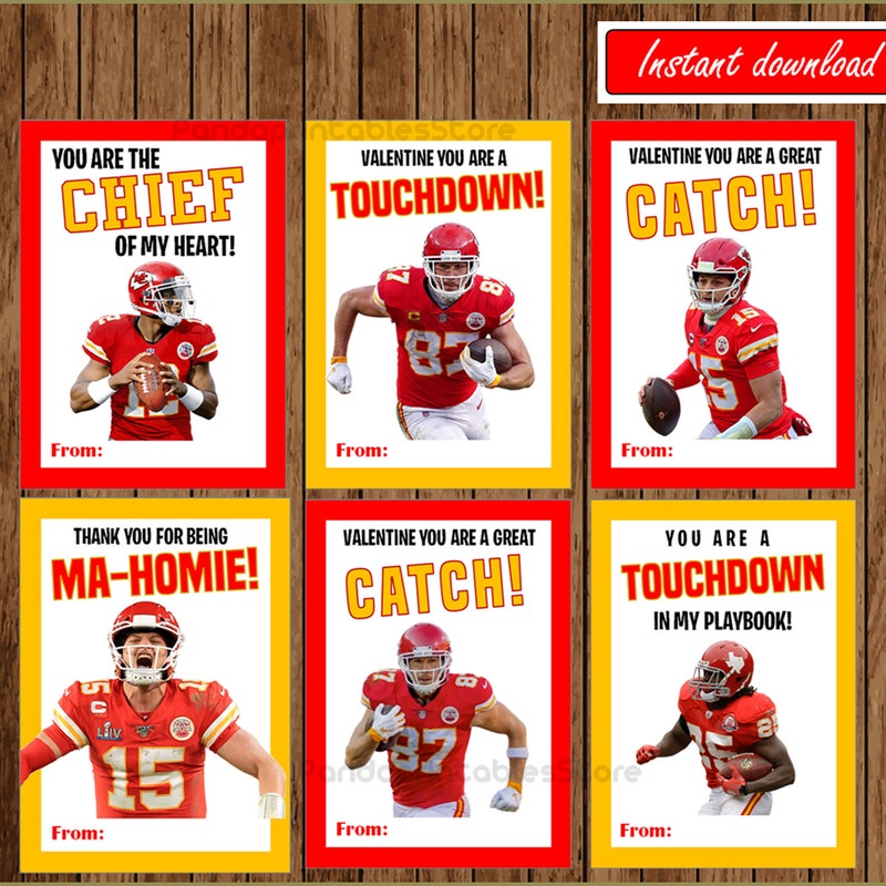 Football Valentine - Etsy