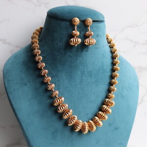 Matar Mala Indian Jewelry Gold Mala Indian Long Necklace Gold Long ...