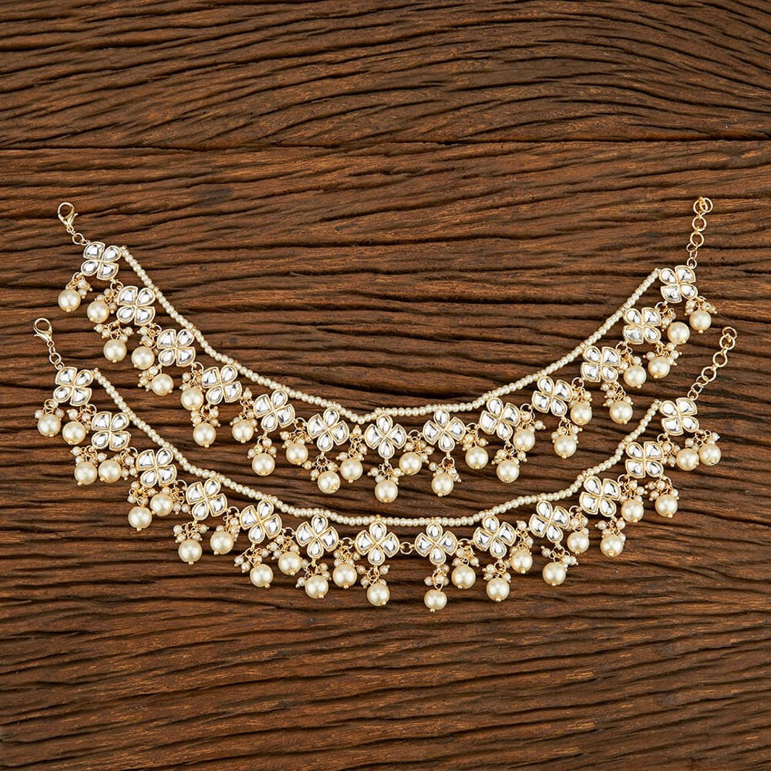 Anklet/ Pearl Anklet/ Payal/ Moti Payal/ Panjeb/ Indian - Etsy