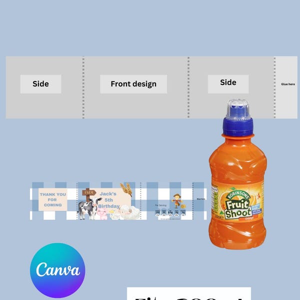 HARIBO MINI BAGS Candy Wrapper Standard Size Templates Easy Simple ...