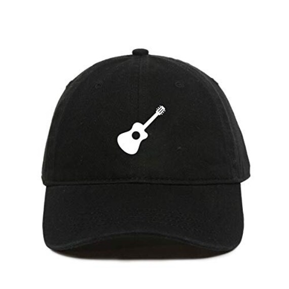 Guitar Baseball Cap Embroidered Cotton Adjustable Dad Hat - Etsy