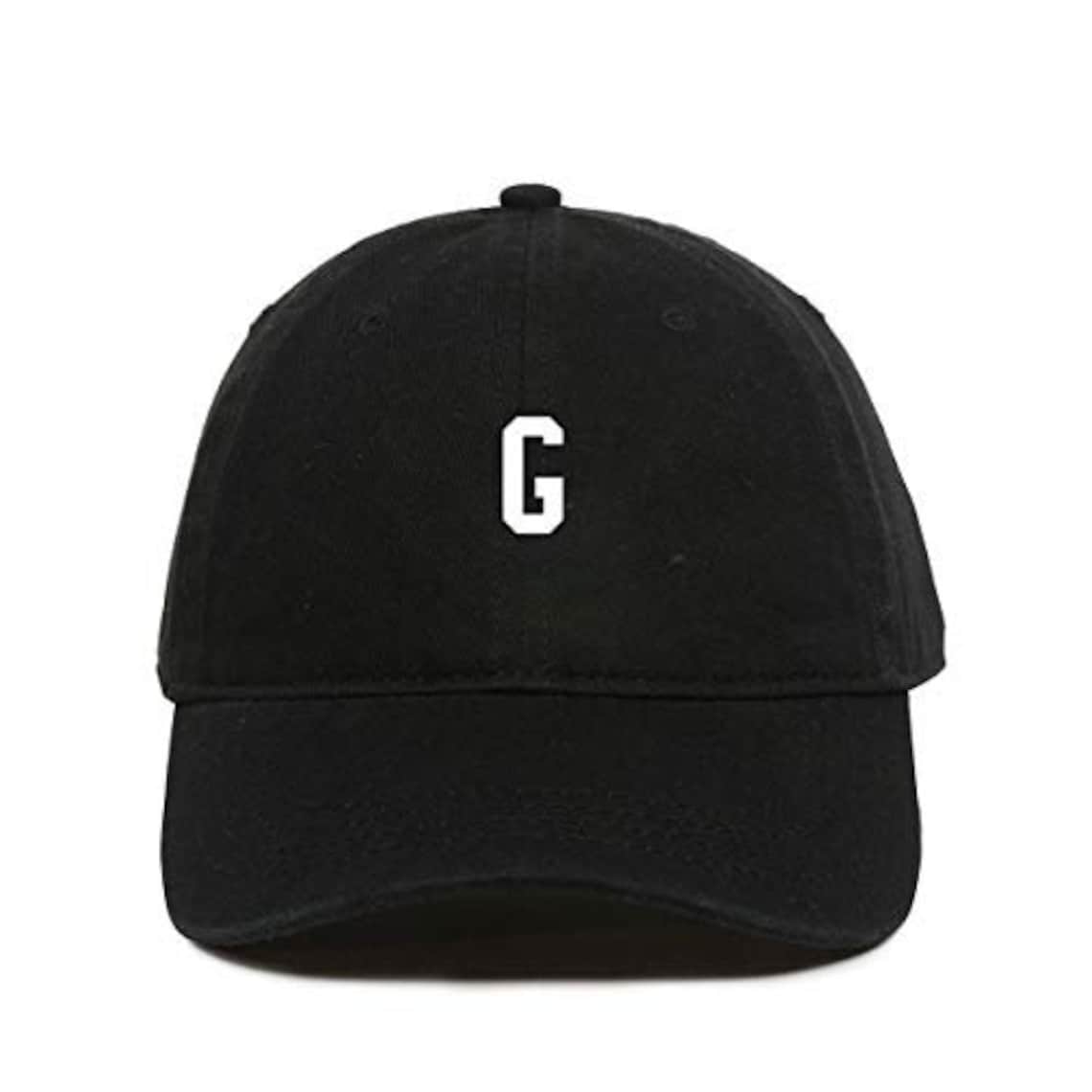 G Initial Letter Baseball Cap Embroidered Cotton Adjustable - Etsy ...
