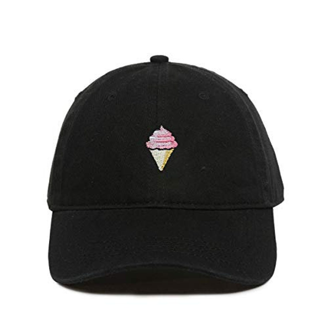 Ice Cream Cone Baseball Cap Embroidered Cotton Adjustable Dad - Etsy