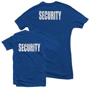 Security T-shirt for Security, Guardian or Police, Security Party T ...