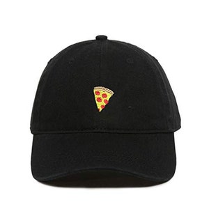 Pizza Slice Baseball Cap Embroidered Cotton Adjustable Dad Hat - Etsy