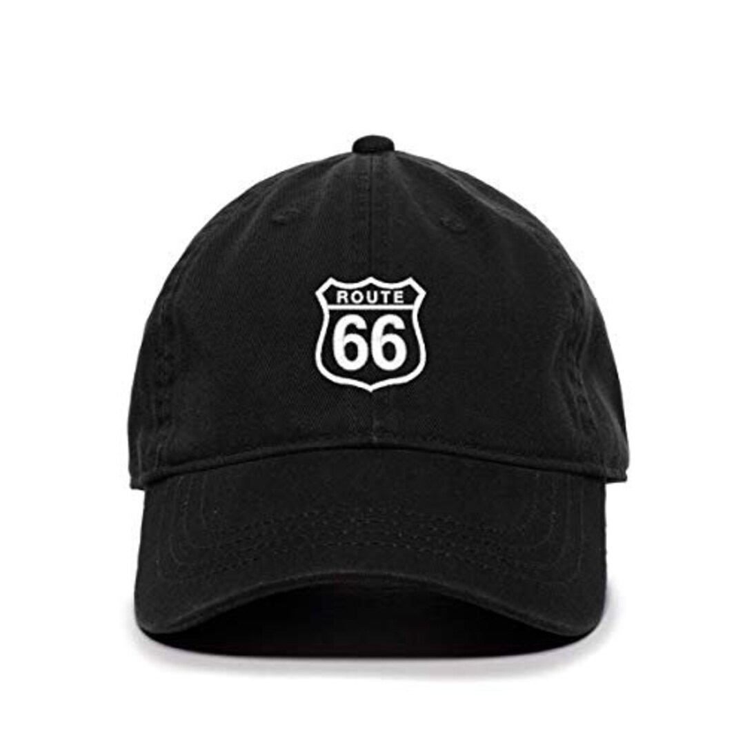 Route 66 Baseball Cap Embroidered Cotton Adjustable Dad Hat - Etsy