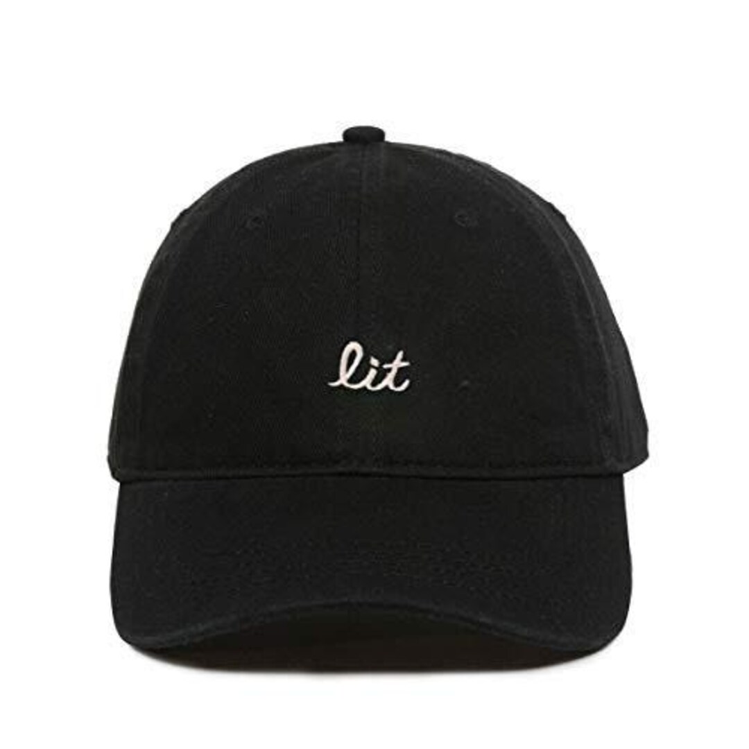 It's LIT Baseball Cap Embroidered Cotton Adjustable Dad Hat - Etsy