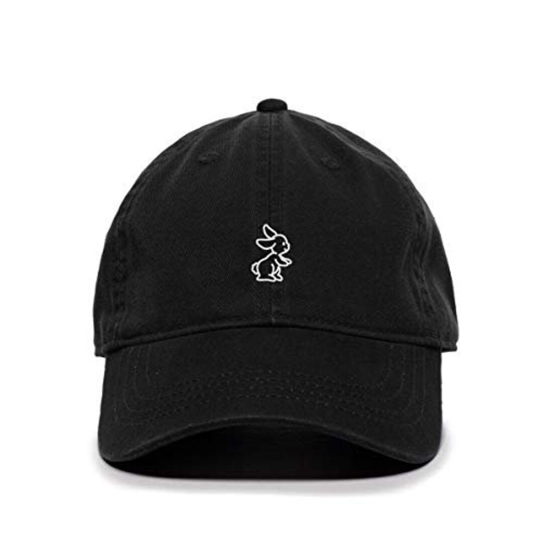 Bunny Baseball Cap Embroidered Cotton Adjustable Dad Hat - Etsy