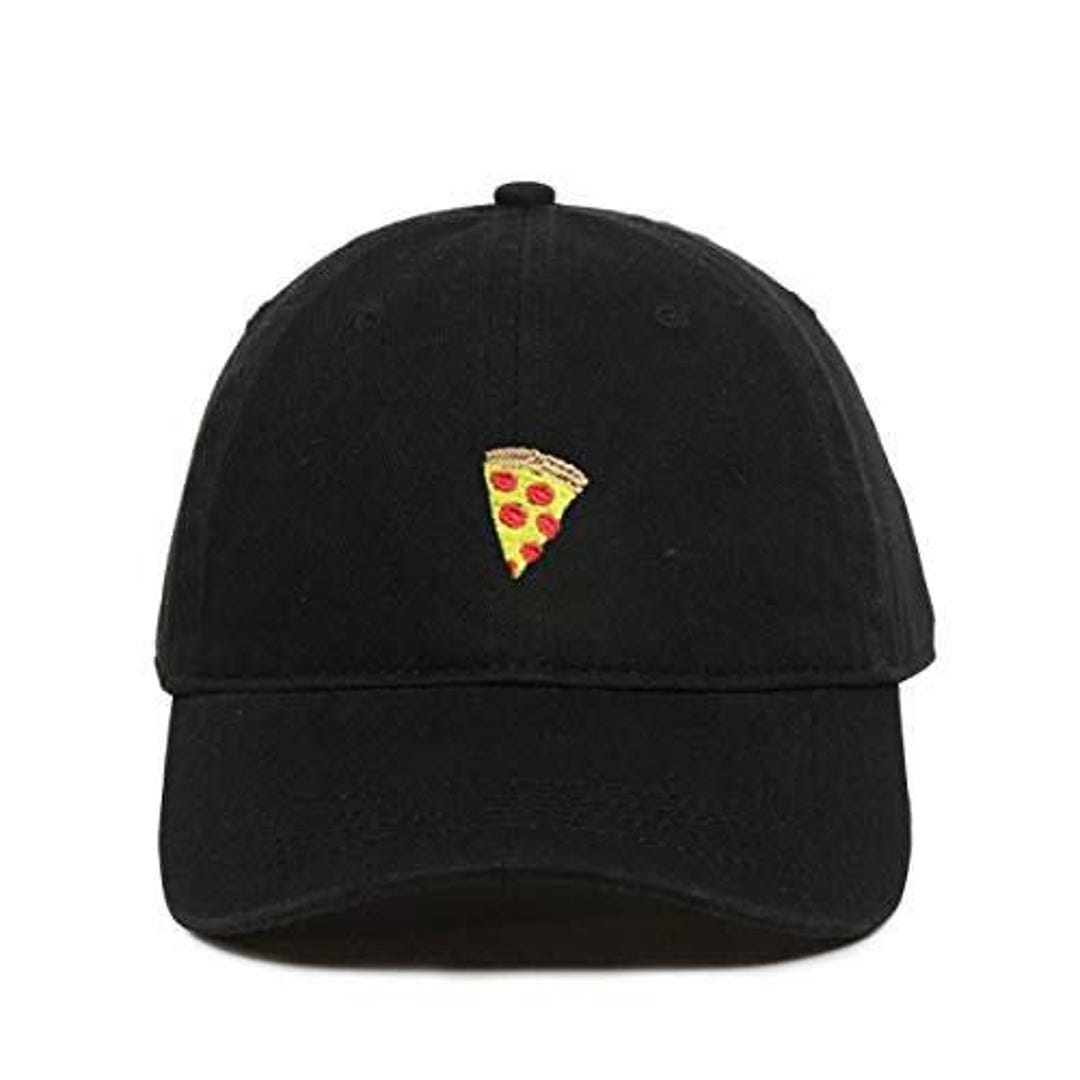 Pizza Slice Baseball Cap Embroidered Cotton Adjustable Dad Hat - Etsy