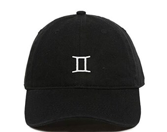 Aries Zodiac Sign Baseball Cap Embroidered Cotton Adjustable | Etsy