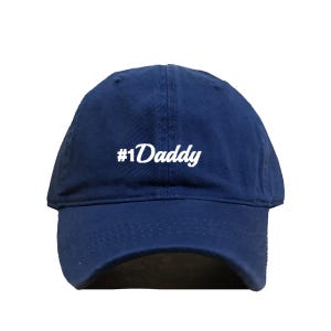 1 Daddy Dad Baseball Cap Embroidered Cotton Adjustable Dad Hat - Etsy