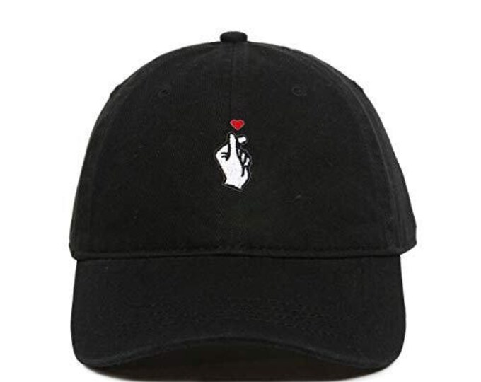 Stitchfy Middle Finger Hand Embroidered Unstructured Cotton Dad Hat - Etsy