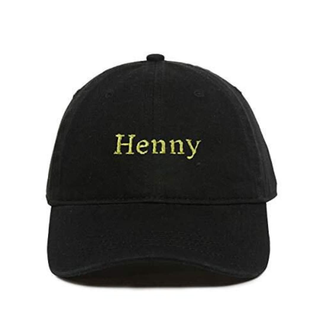 Henny Drink Alcohol Baseball Cap Embroidered Cotton Adjustable Dad Hat ...