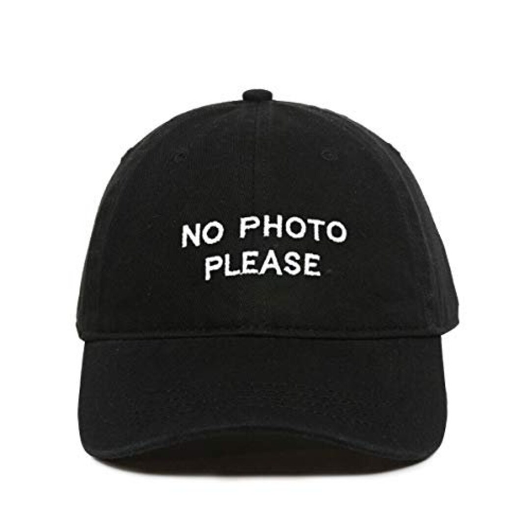 No Photo Please Paparazzi Baseball Cap Embroidered Cotton Adjustable ...