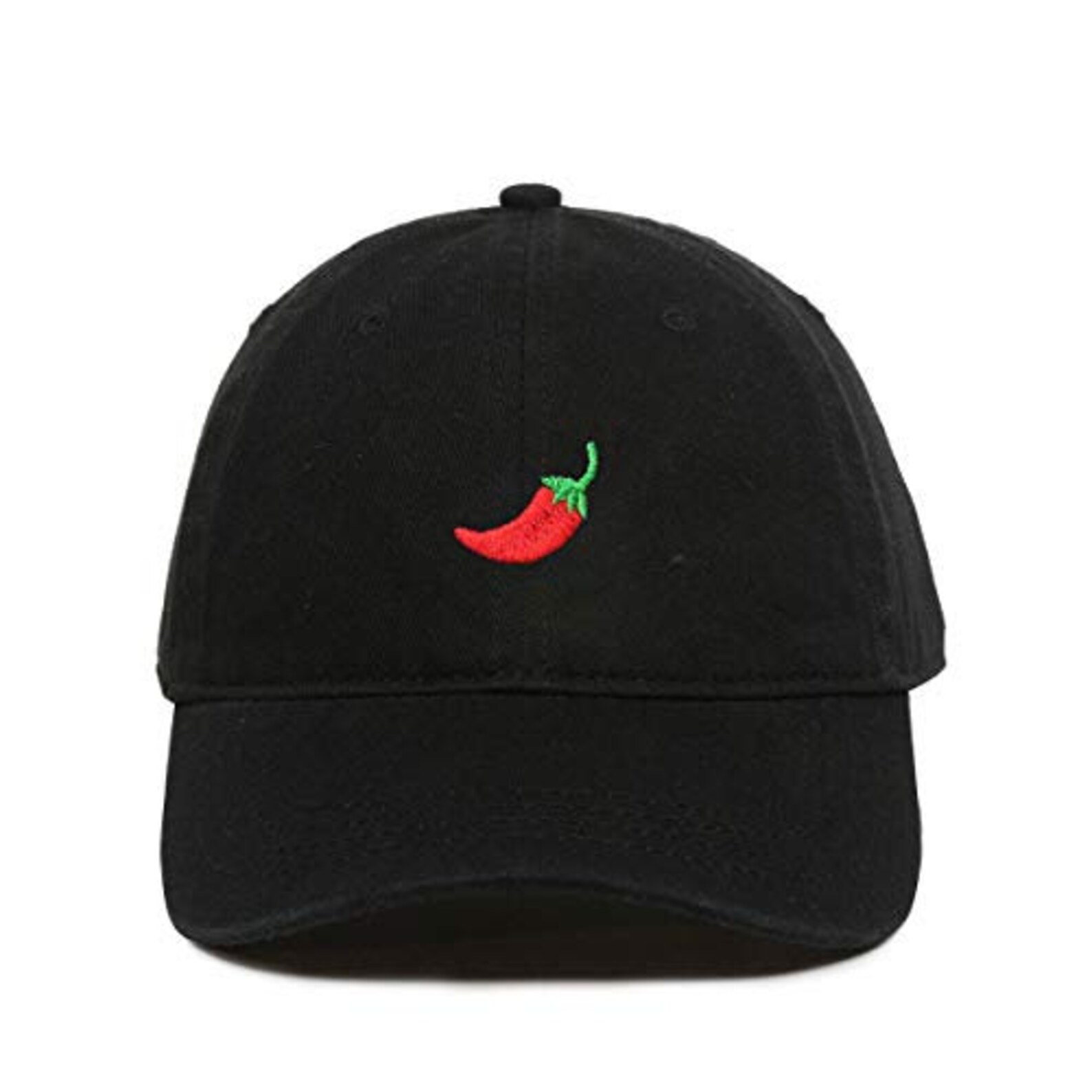 Red Chilli Pepper Baseball Cap Embroidered Cotton Adjustable - Etsy