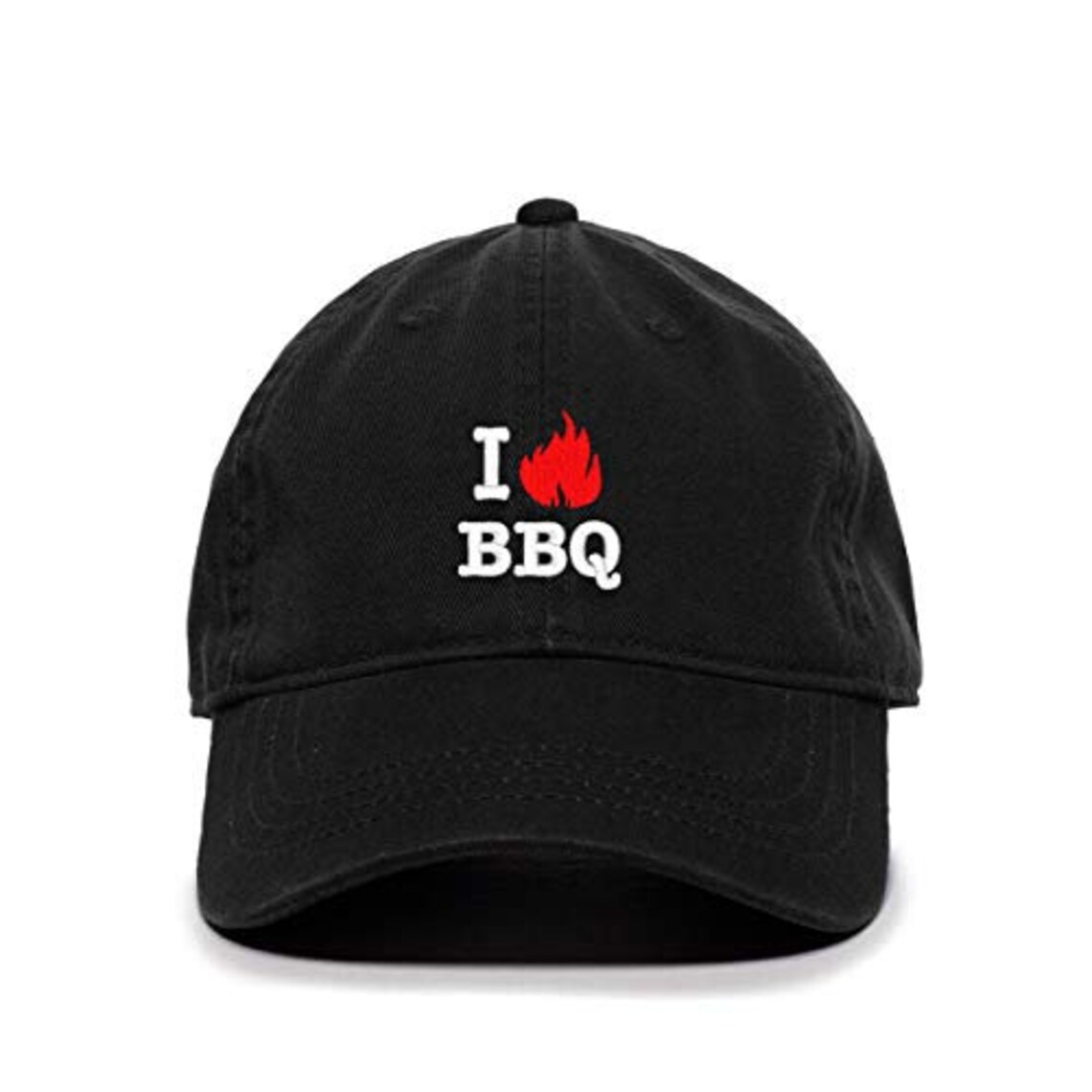 I Love BBQ Baseball Cap Embroidered Cotton Adjustable Dad Hat - Etsy