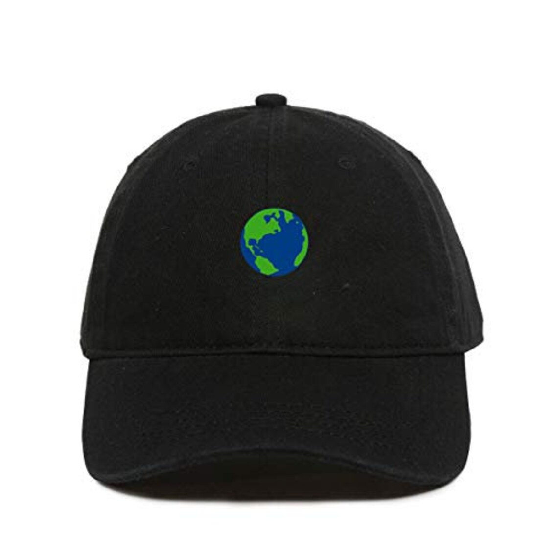 Earth Globe Baseball Cap Embroidered Cotton Adjustable Dad Hat | Etsy