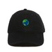 Earth Globe Baseball Cap Embroidered Cotton Adjustable Dad Hat - Etsy