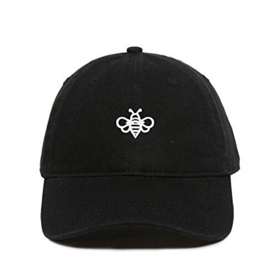 Bee Baseball Cap Embroidered Cotton Adjustable Dad Hat - Etsy