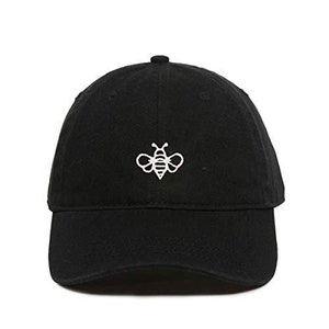 Bee Baseball Cap Embroidered Cotton Adjustable Dad Hat - Etsy