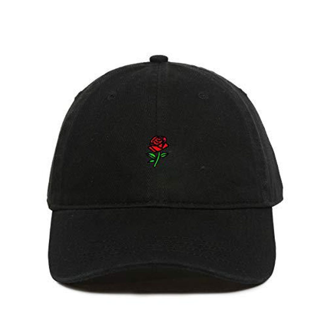 Rose Baseball Cap Embroidered Cotton Adjustable Dad Hat - Etsy