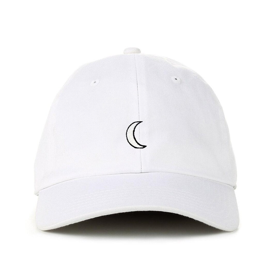 Moon Baseball Cap, Embroidered Dad Hat, Unstructured Six Panel ...