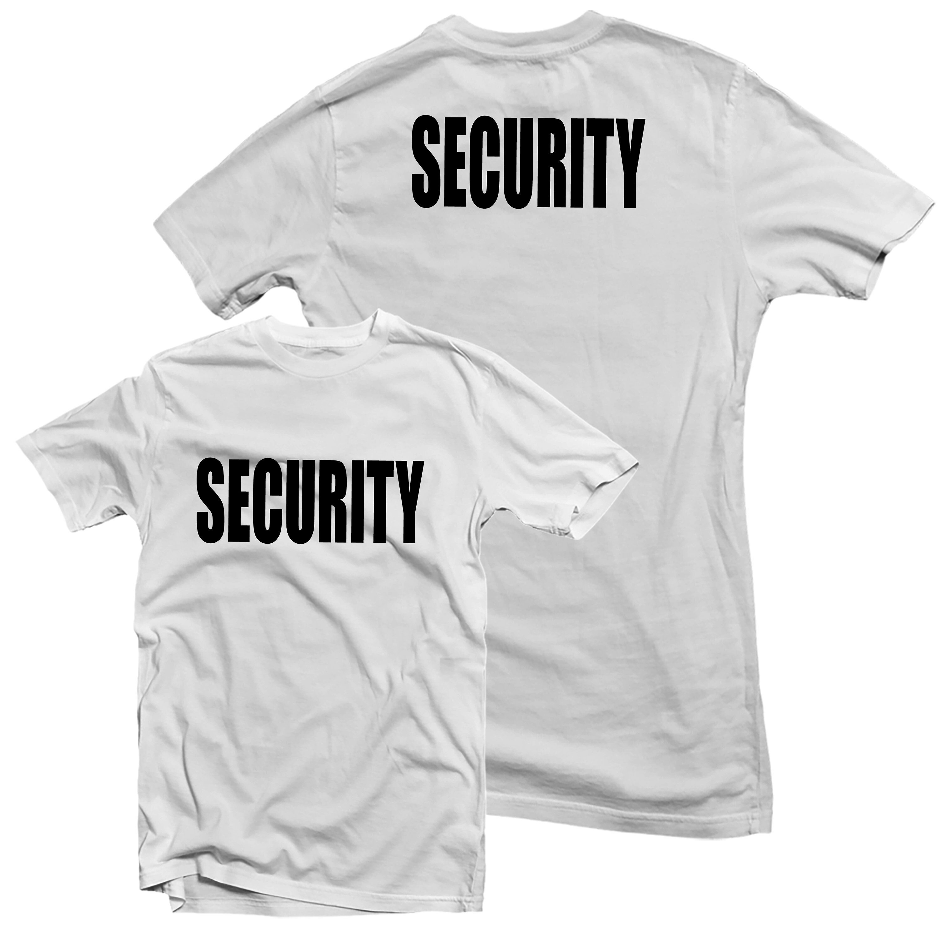 Security T-shirt for Security Guardian or Police Security - Etsy
