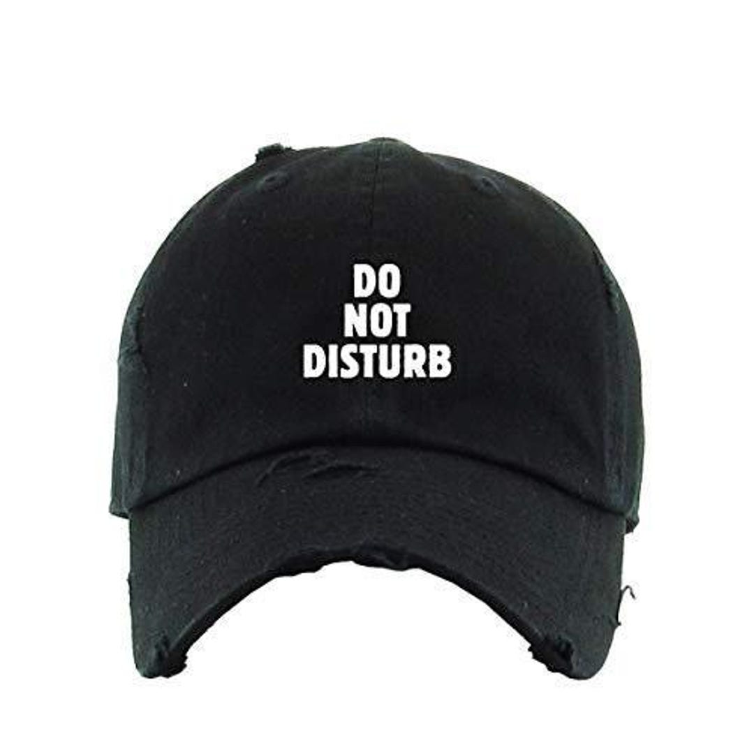 Do Not Disturb Vintage Baseball Cap Embroidered Cotton Adjustable ...