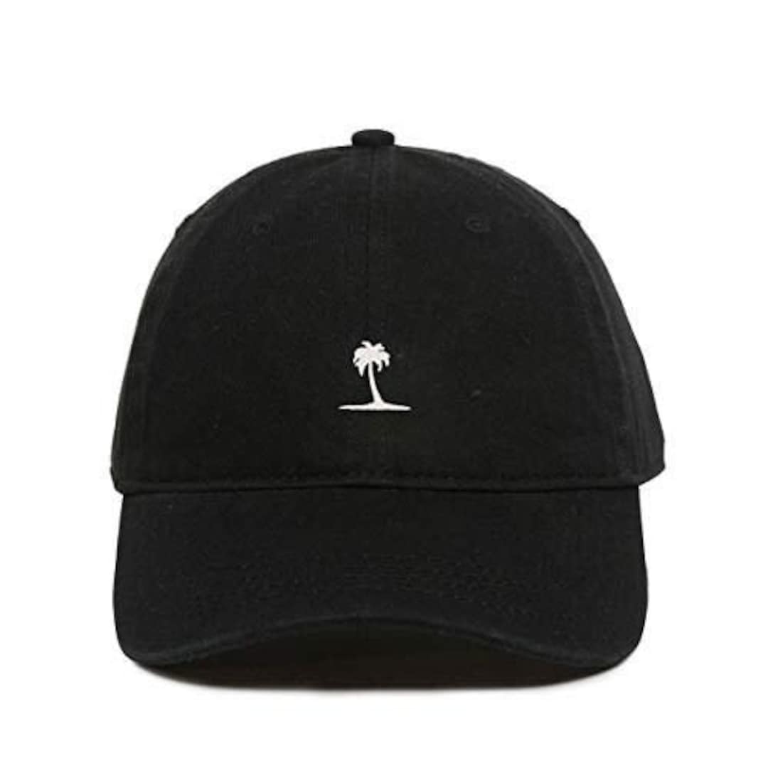 Palm Tree Baseball Cap Embroidered Cotton Adjustable Dad Hat - Etsy
