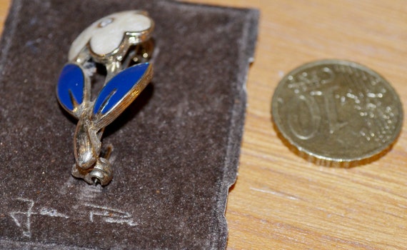 Original 70s Pin Metal Brooch Pin Retro Mid Century S… - Gem