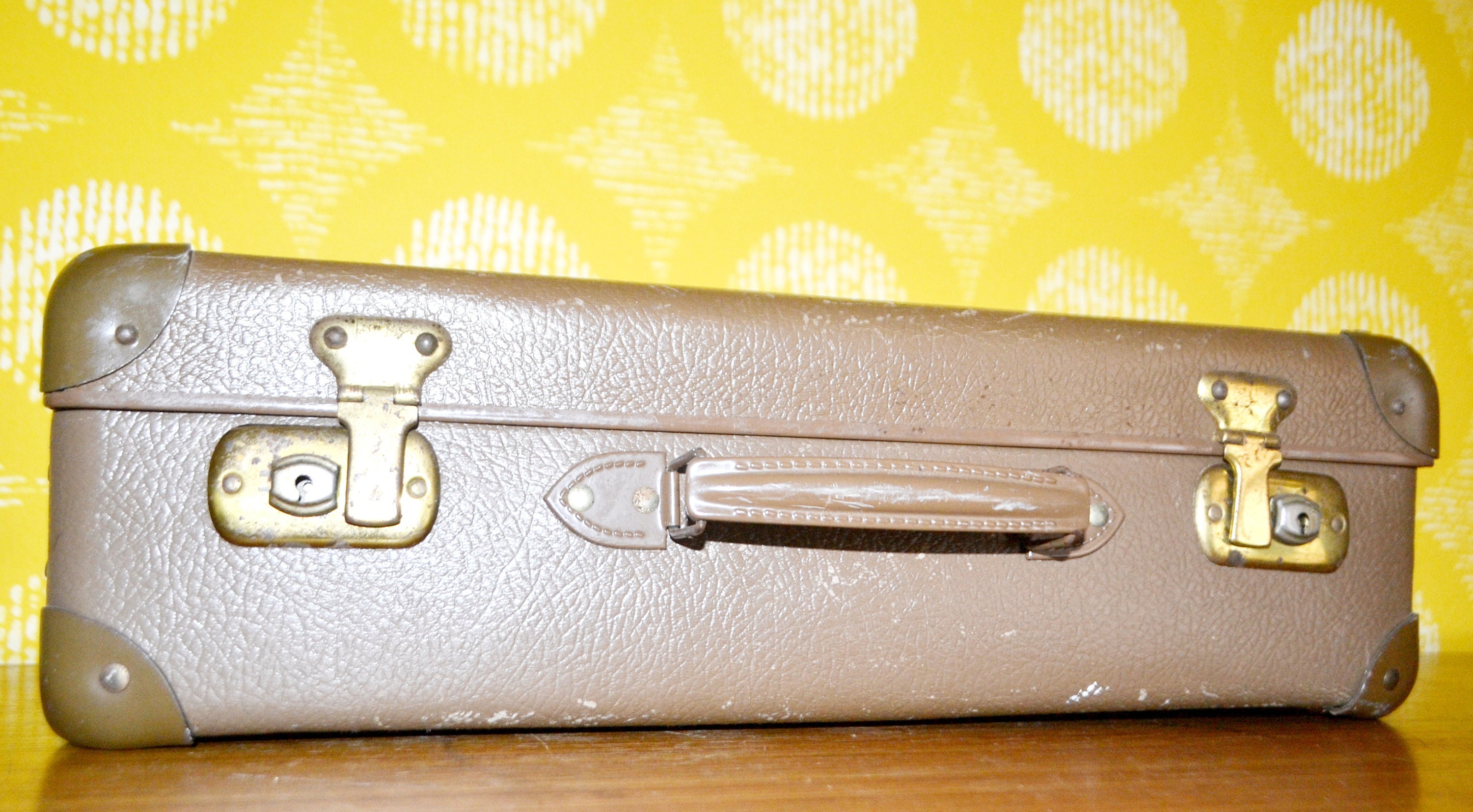 Vintage Travel Case Brown 20s Retro Mid Century Vintage - Etsy UK