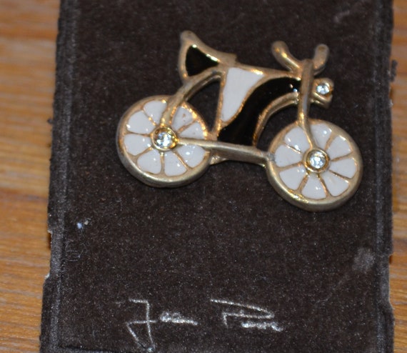 Original 70s pin bicycle bike metal brooch pin retro … - Gem