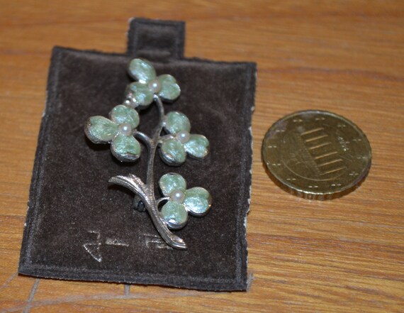 Original 70s Pin Metal Brooch Pin Retro Mid Century S… - Gem