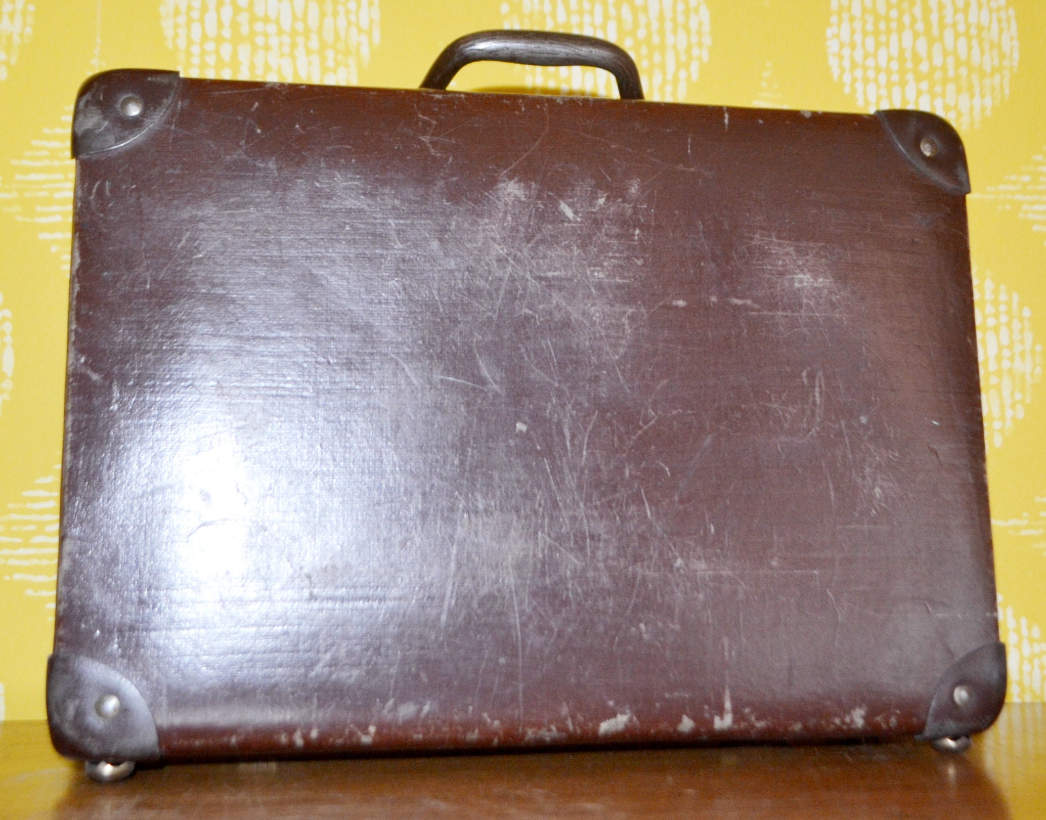 Vintage Travel Case Brown 20s Retro Mid Century Vintage - Etsy UK