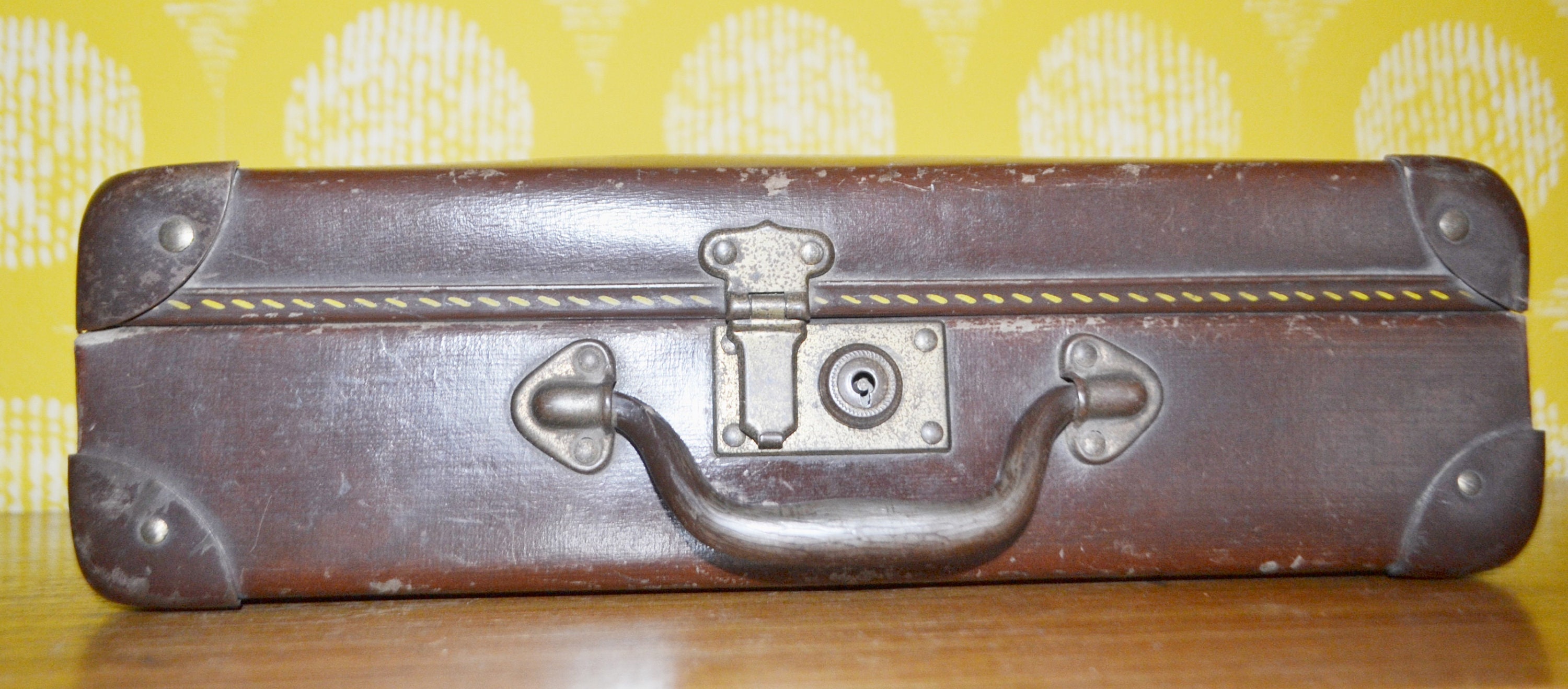 Vintage Travel Case Brown 20s Retro Mid Century Vintage - Etsy UK