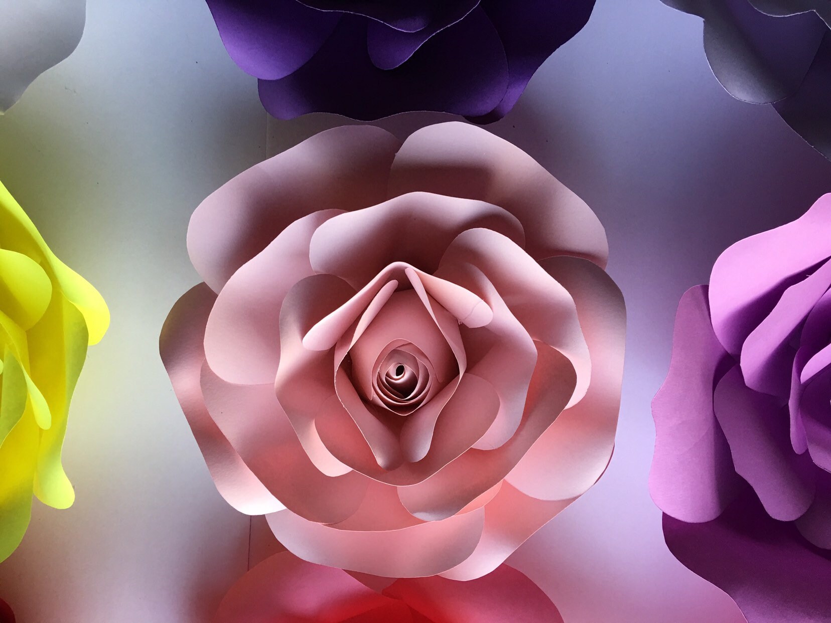 Rose Paper Flower Template #7 Kit - Hard-copy - DIY - Make Unlimited ...