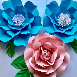 PDF Paper Flower Template | Diy Paper Flower | PDF Printable | Wedding ...