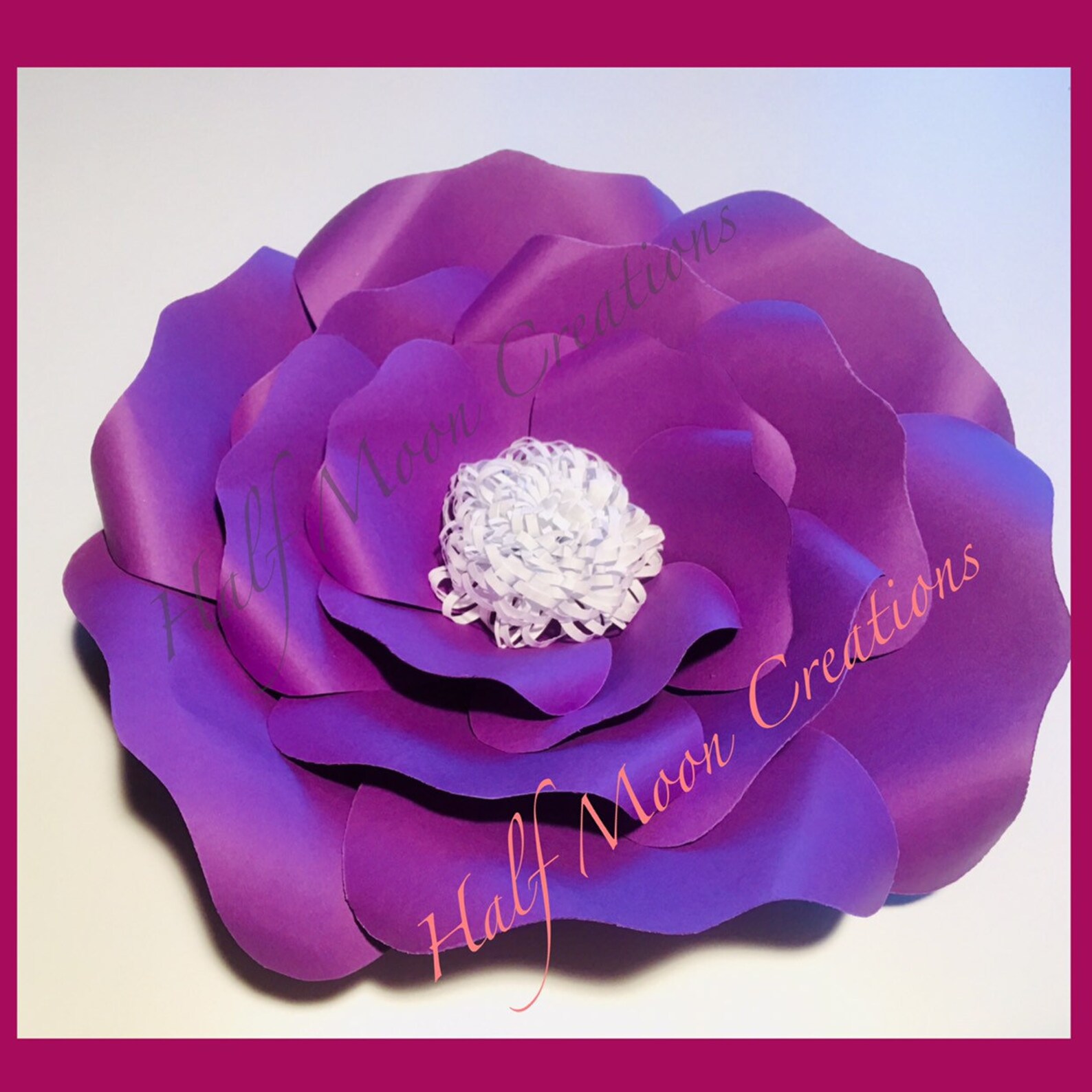 PDF Paper Flower Template | Diy Paper Flower | PDF Printable | Wedding ...