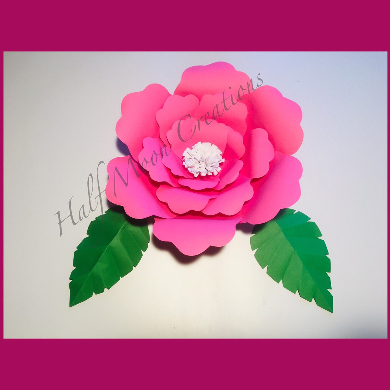 PDF Paper Flower Template | Diy Paper Flower | PDF Printable | Wedding ...