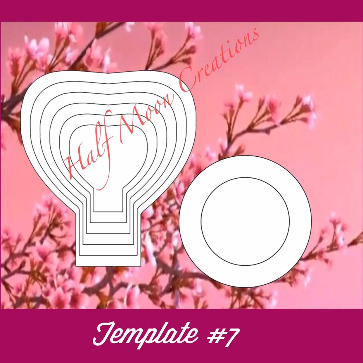 PDF Paper Flower Template | Diy Paper Flower | PDF Printable | Wedding ...