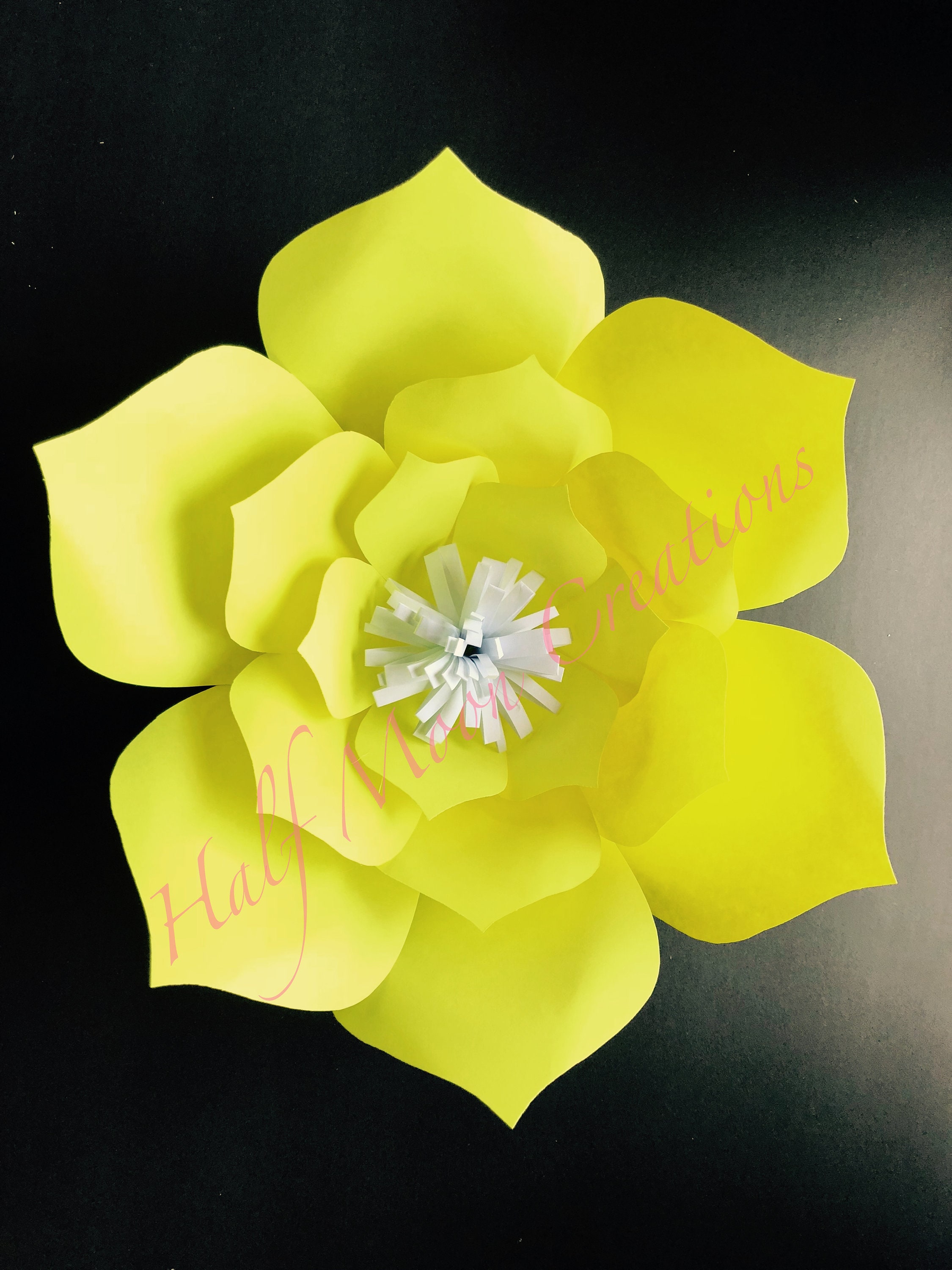 PDF Paper Flower Template | DIY | Paper Flower | PDF Printable ...