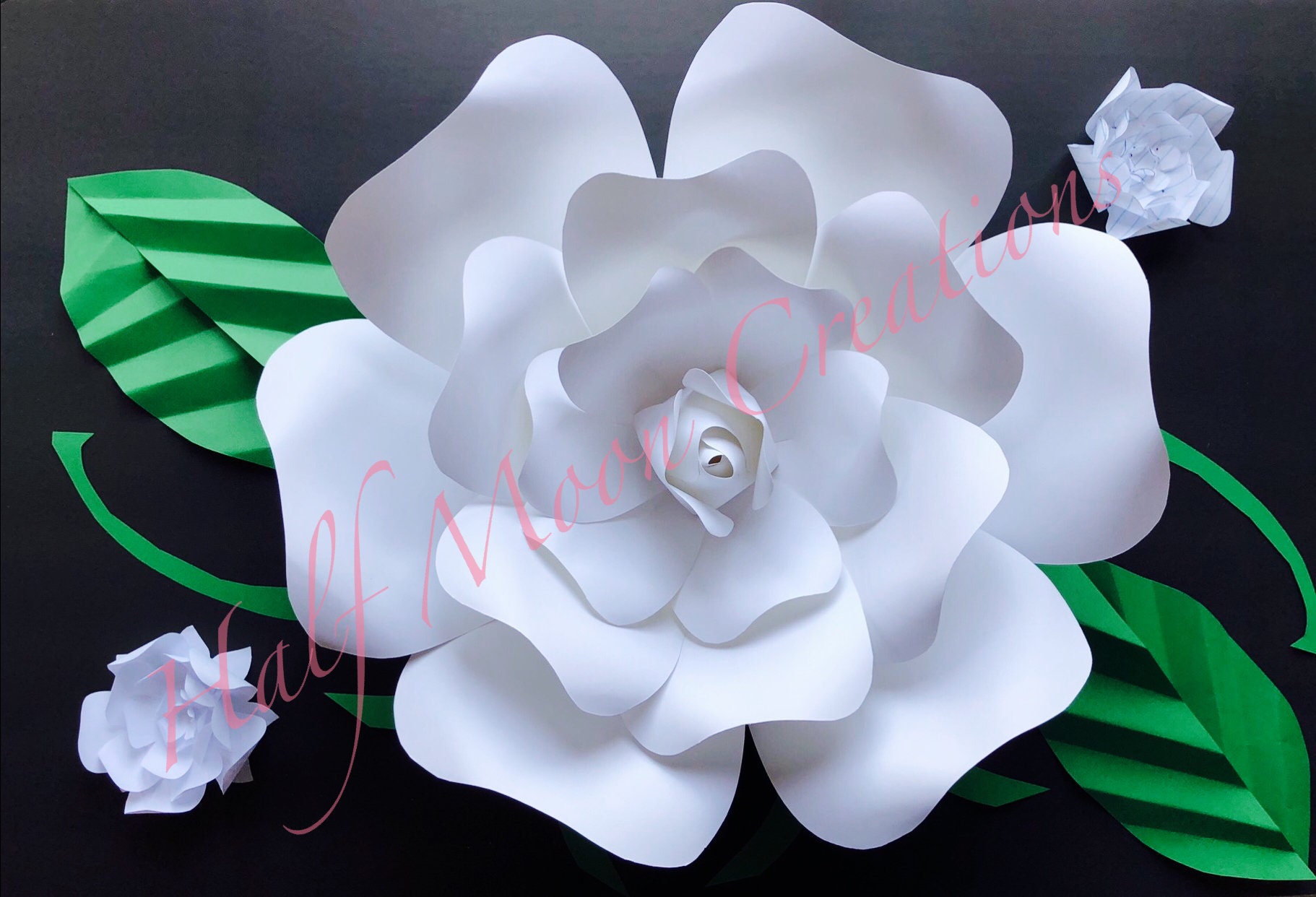 PDF Printable Template | DIY Giant Paper Fower Pintable Templates ...