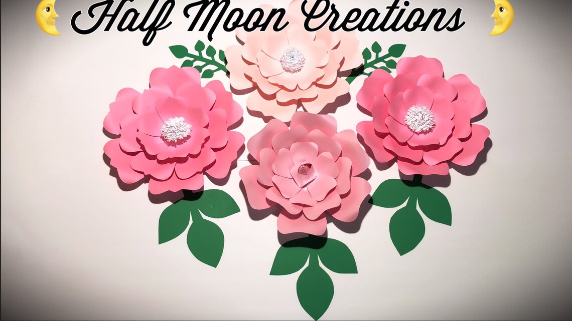 Paper Flower Template | DIY Wedding Decor (PDF Printable) - Etsy
