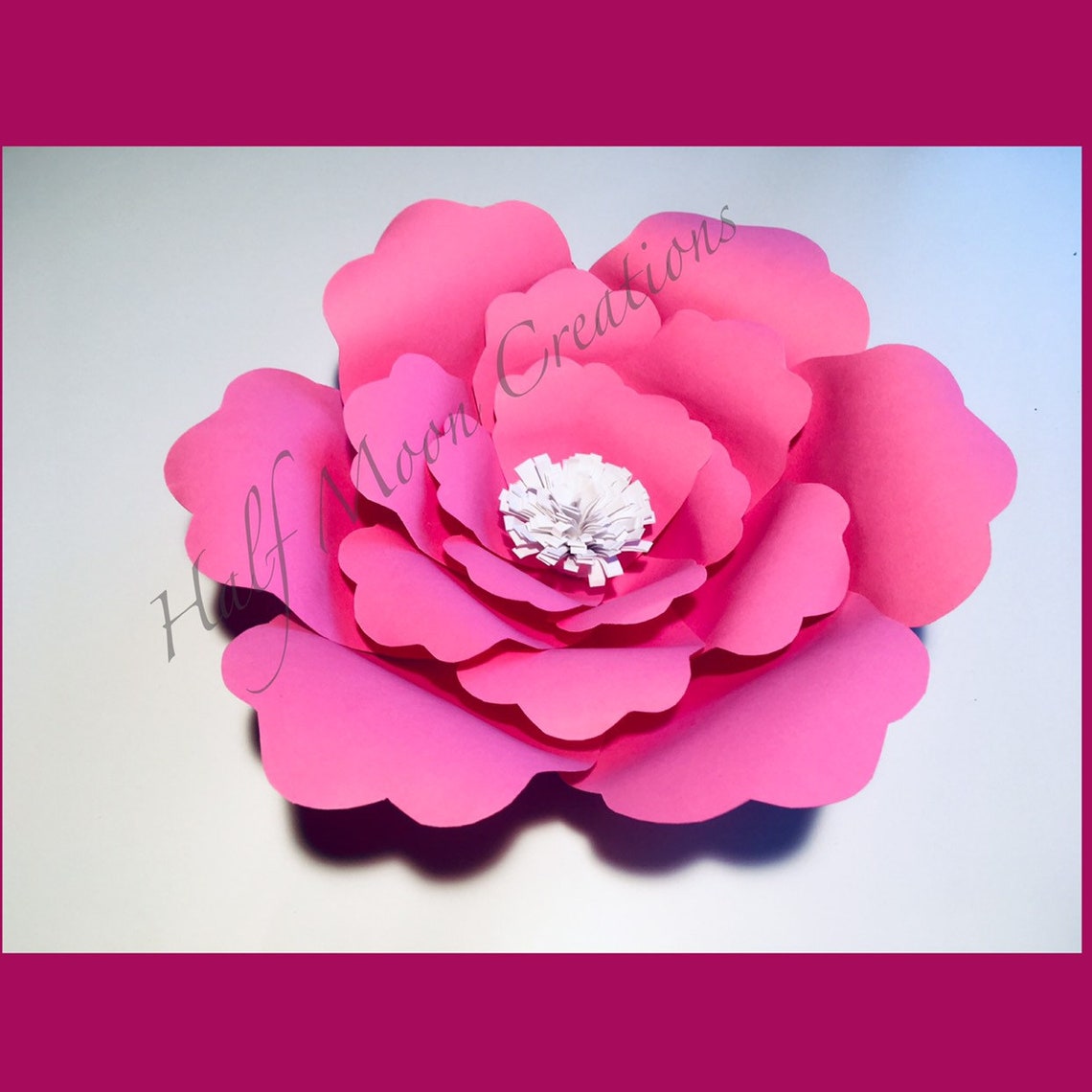 PDF Paper Flower Template | Diy Paper Flower | PDF Printable | Wedding ...