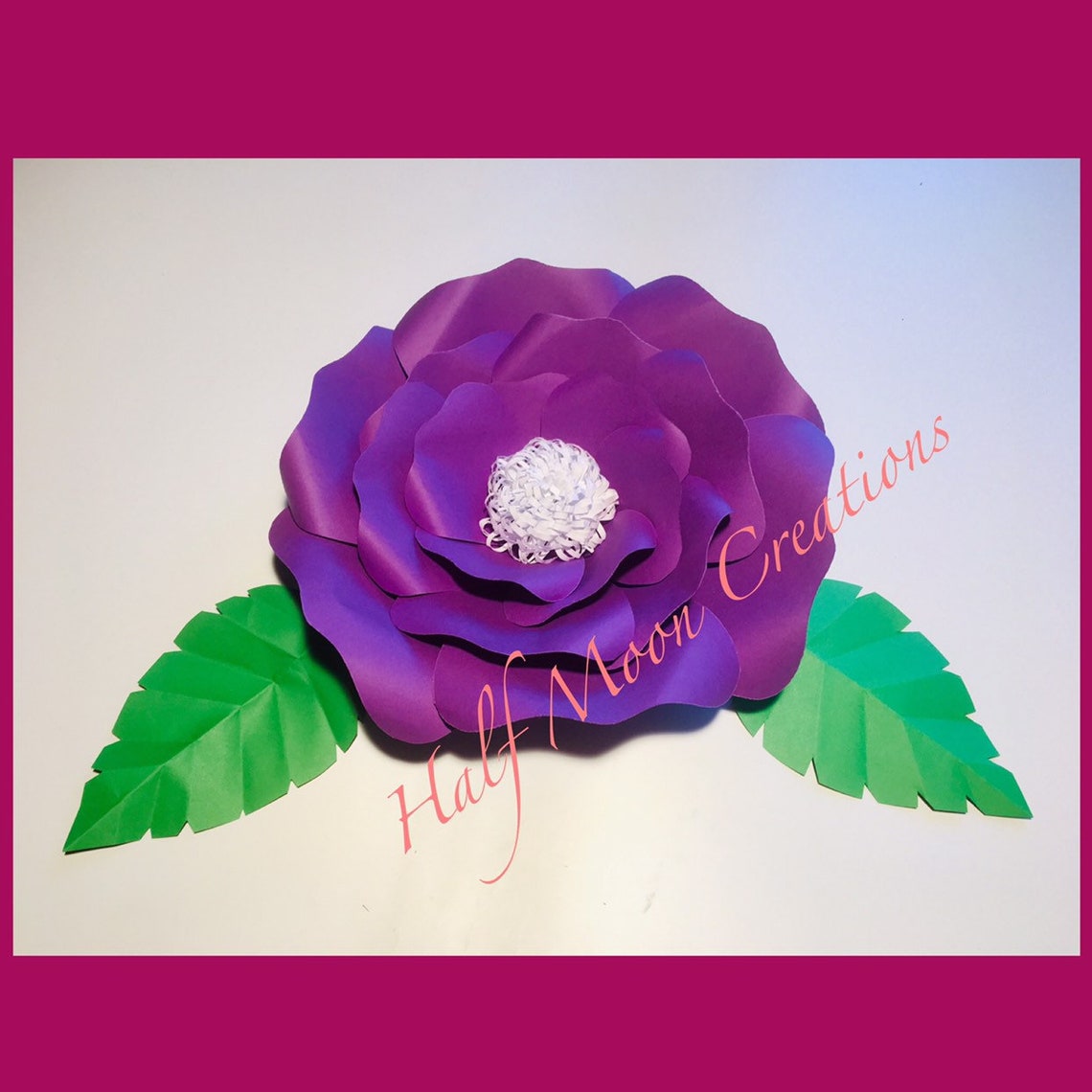DIY Paper Flower Template #12 | Printable Petal Sizes (PDF Pattern) - Etsy