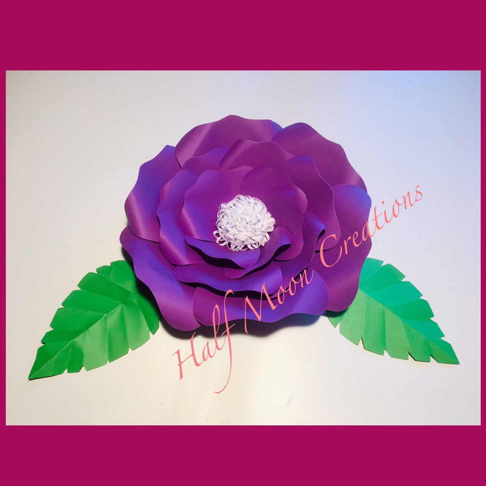PDF Paper Flower Template | Diy Paper Flower | PDF Printable | Wedding ...