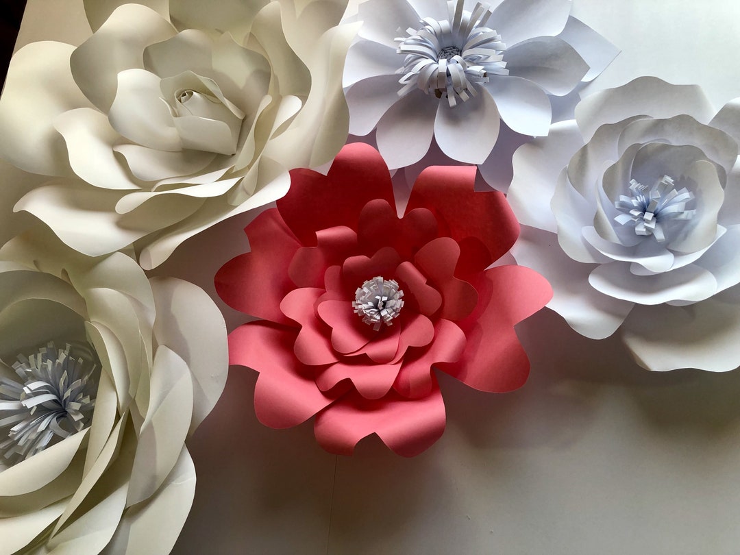 Paper Flower Template #8 Kit - DIY - Make Unlimited Flowers - Make All ...