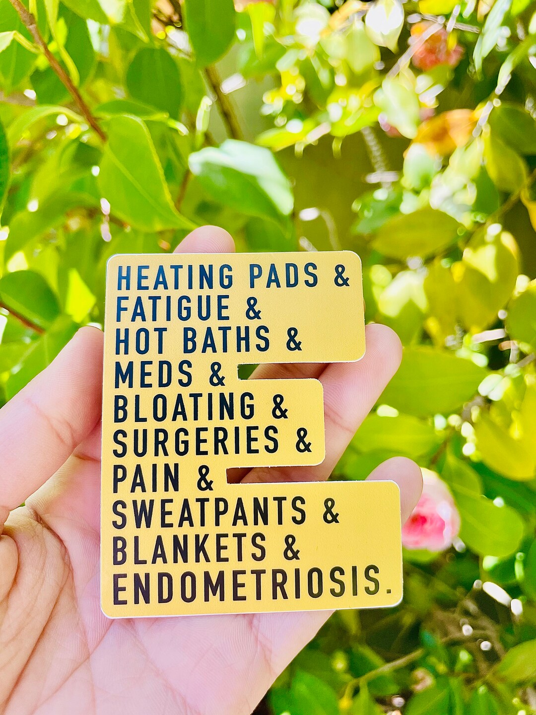 Endometriosis Awareness Sticker Endo Essentials Sticker Endo Sticker ...