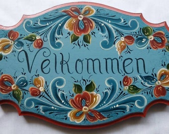 Velkommen Sign | Etsy